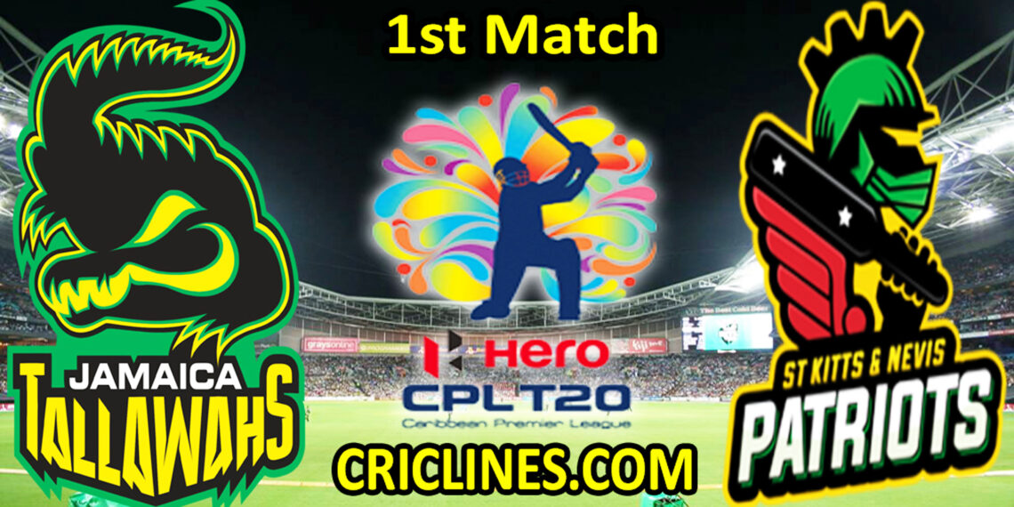 Today Match Prediction-Jamaica Tallawahs vs St Kitts and Nevis Patriots ...