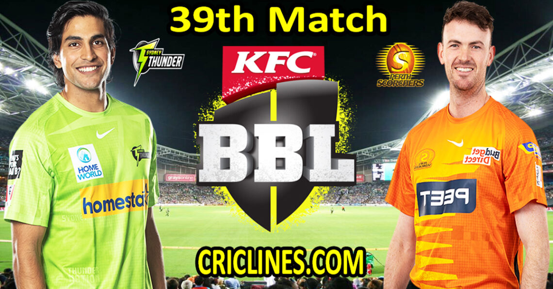 Today Match Prediction-SYT vs PRS-Dream11-BBL T20 2022-23-39th Match ...