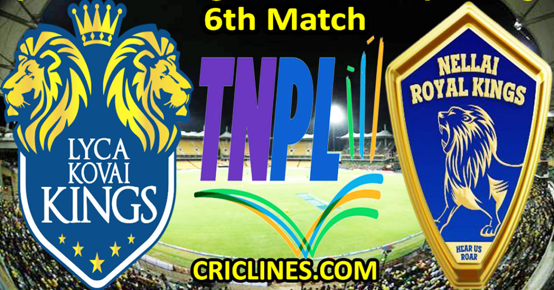 Today Match Prediction-LKK vs NRK-TNPL T20 2023-6th Match-Who Will Win