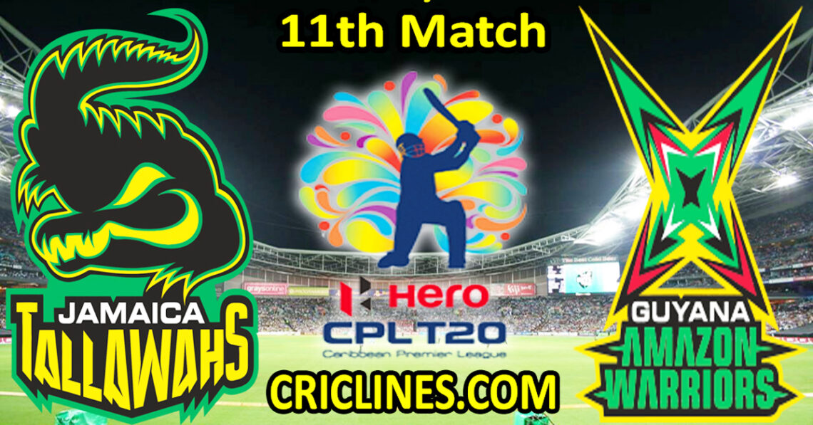 Today Match Prediction-JTS vs GAW-CPL T20 2023-11th Match-Who Will Win