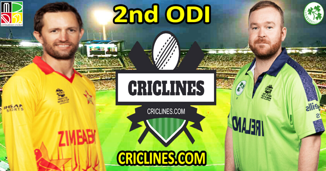 Today Match Prediction-Zimbabwe vs Ireland-Dream11-2nd ODI Match-2025 ...