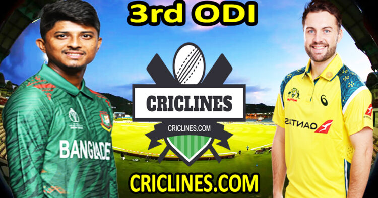 BAN vs AUS-Today Match Prediction-3rd ODI-2026-Who Will Win